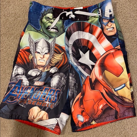 Marvel | Swim | Marvel Avengers Boys Swim Trunks | Poshmark